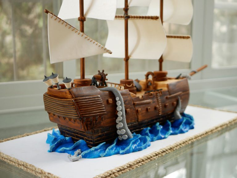 Pirate Ship Cake (And Everything I Know About Fondant) | Cake Lab