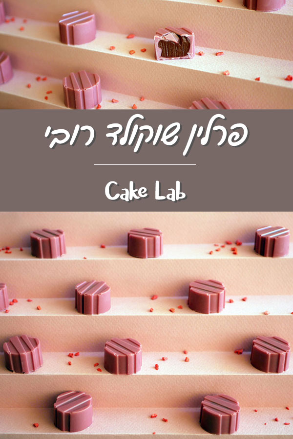 פרלין שוקולד רובי ופירות יער | Cake Lab